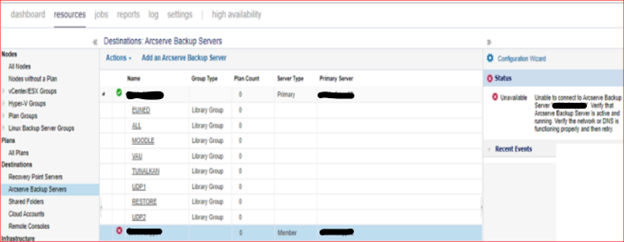 Decommissioned Arcserve Backup Server Still Shows Up In Udp Console